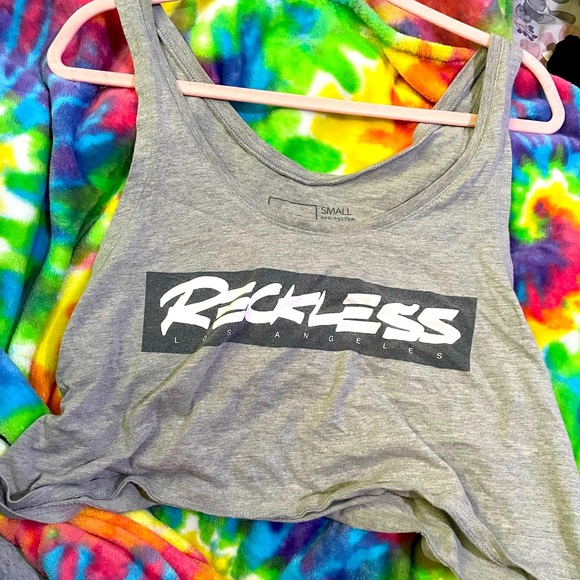 Young & Reckless | Tops | Grey Reckless Los Angeles Crop Top | Poshmark